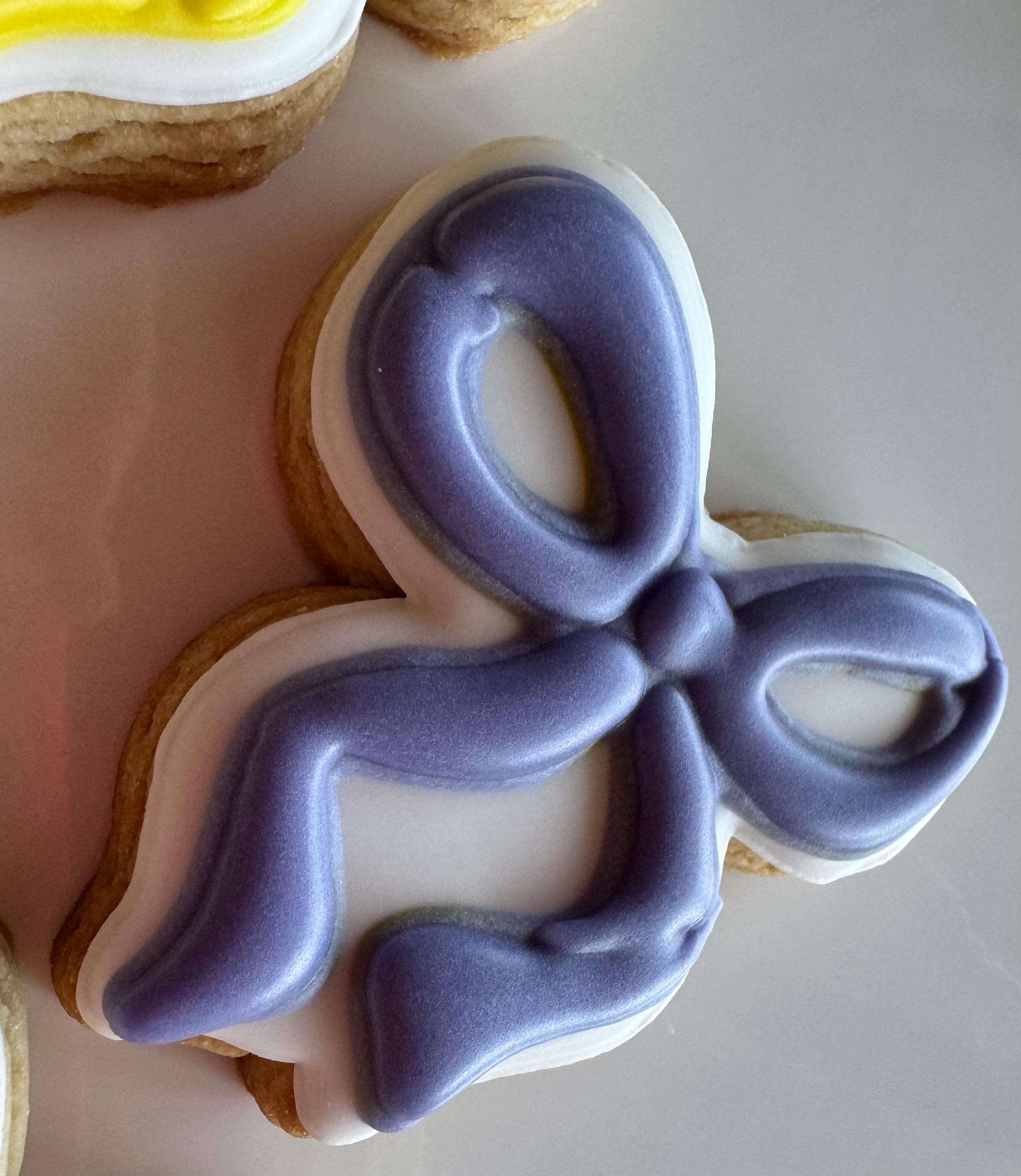 12 Mini Coquette Bow Cookies: Birthday Party Favors - Etsy