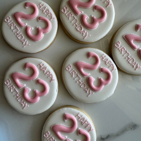 Birthday Cookies - Etsy