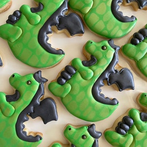 12 Dragon Sugar Cookies, Dragones, Dragon Party - Etsy