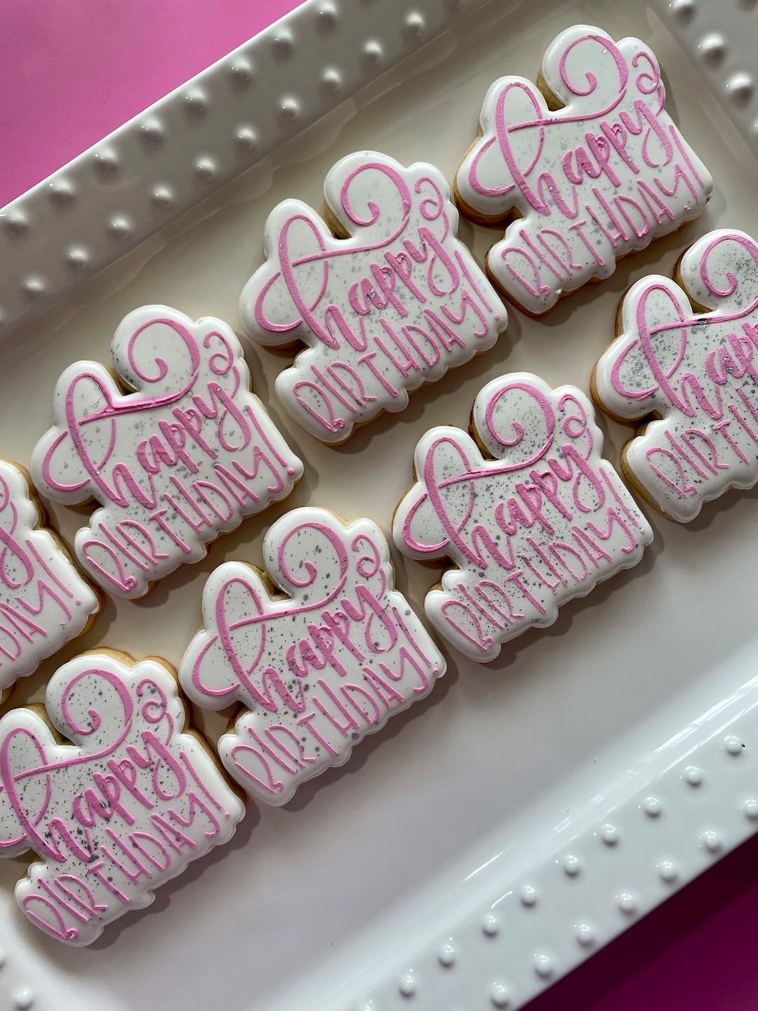 12 Happy Birthday Sugar Cookies / Birthday Favors/ Birthday Gift - Etsy