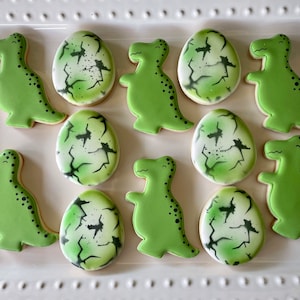 12 T Rex Sugar Cookies/ Dino Eggs Cookies - Etsy