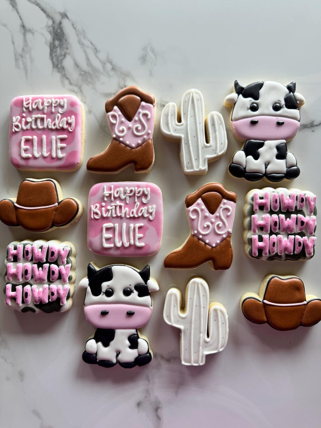 First Rodeo Sugar Cookies: Cowgirl Birthday Party Favors (set of 12) - Etsy