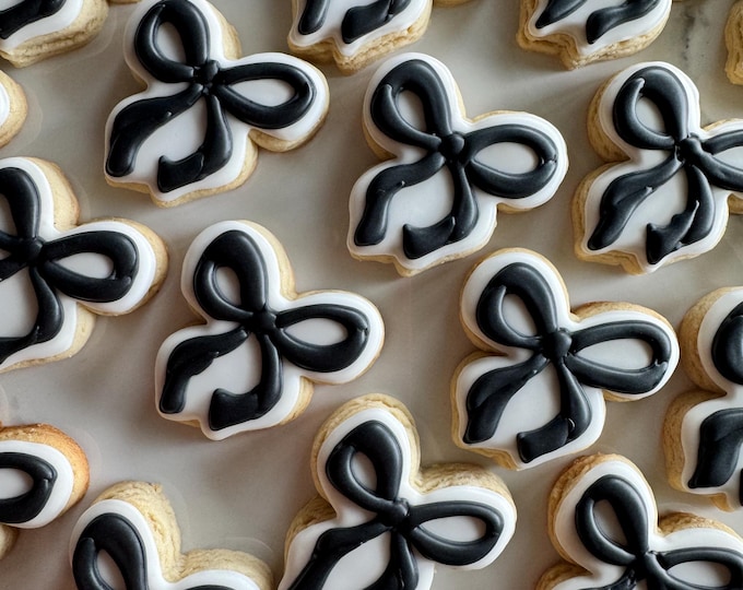 Coquette Bow Theme Baby Shower Cookies - Etsy