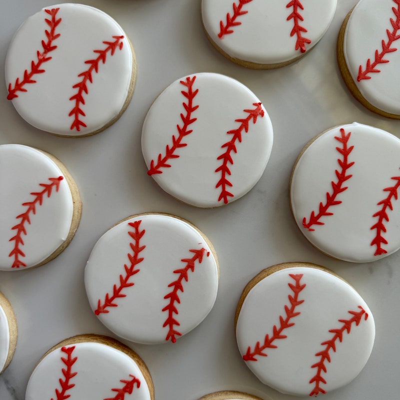 Baseball Cookies - Etsy