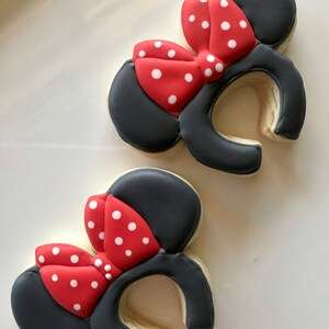 12 Mouse Headband Cookies - Etsy