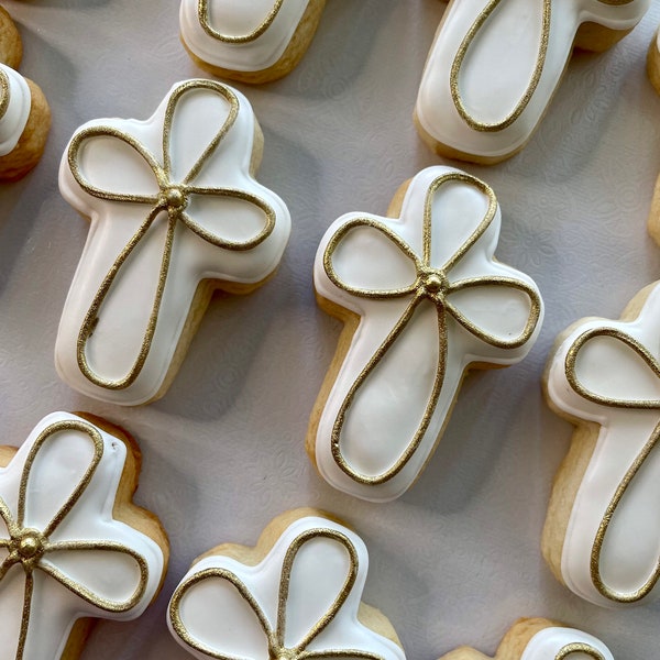 Cross Sugar Cookies - Etsy