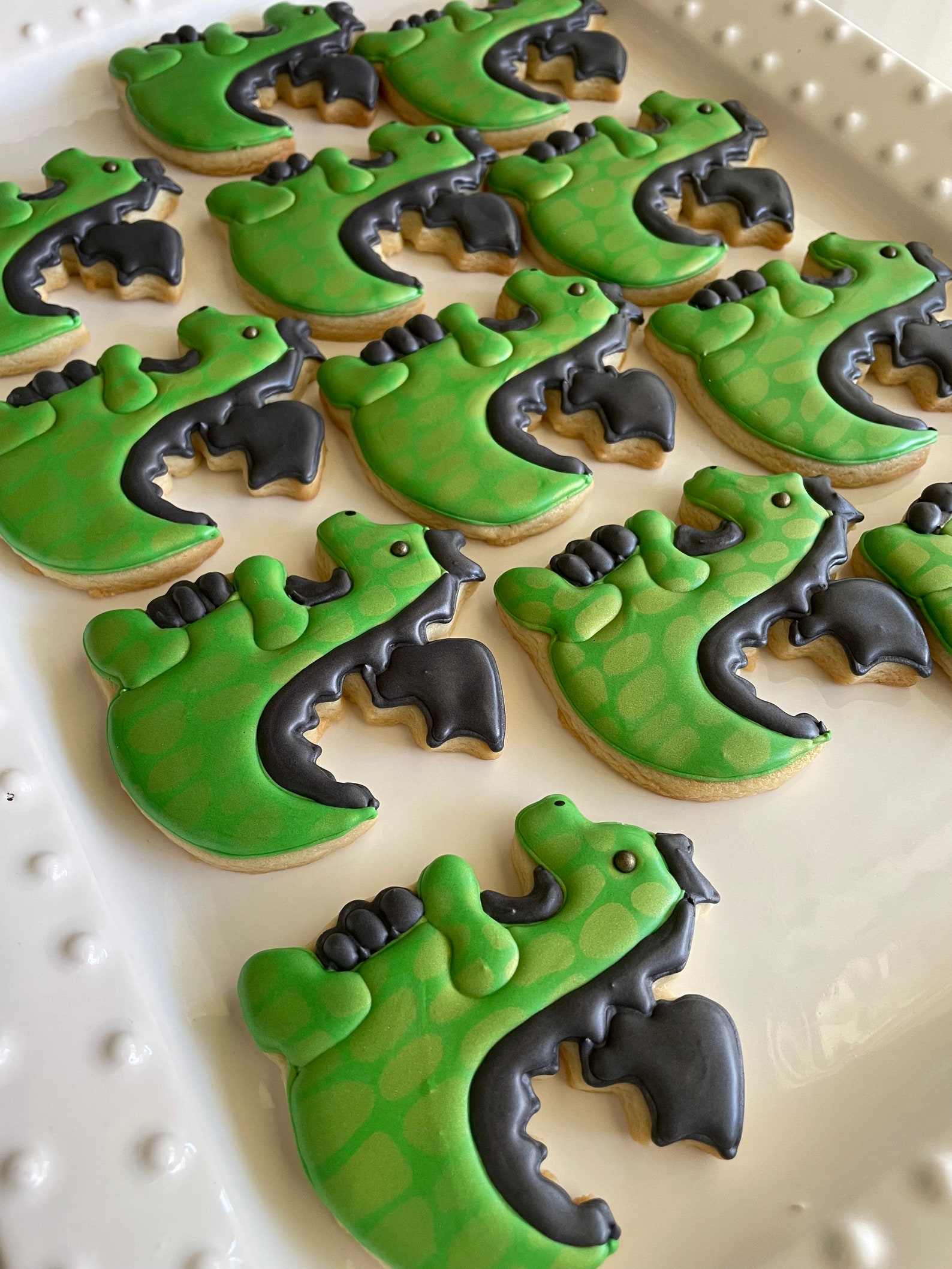 12 Dragon Sugar Cookies Dragones Dragon Party - Etsy
