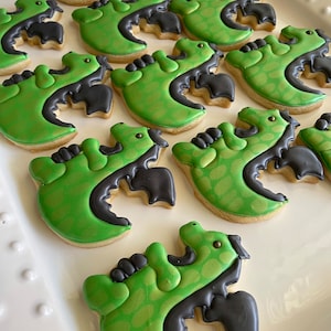12 Dragon Sugar Cookies, Dragones, Dragon Party - Etsy