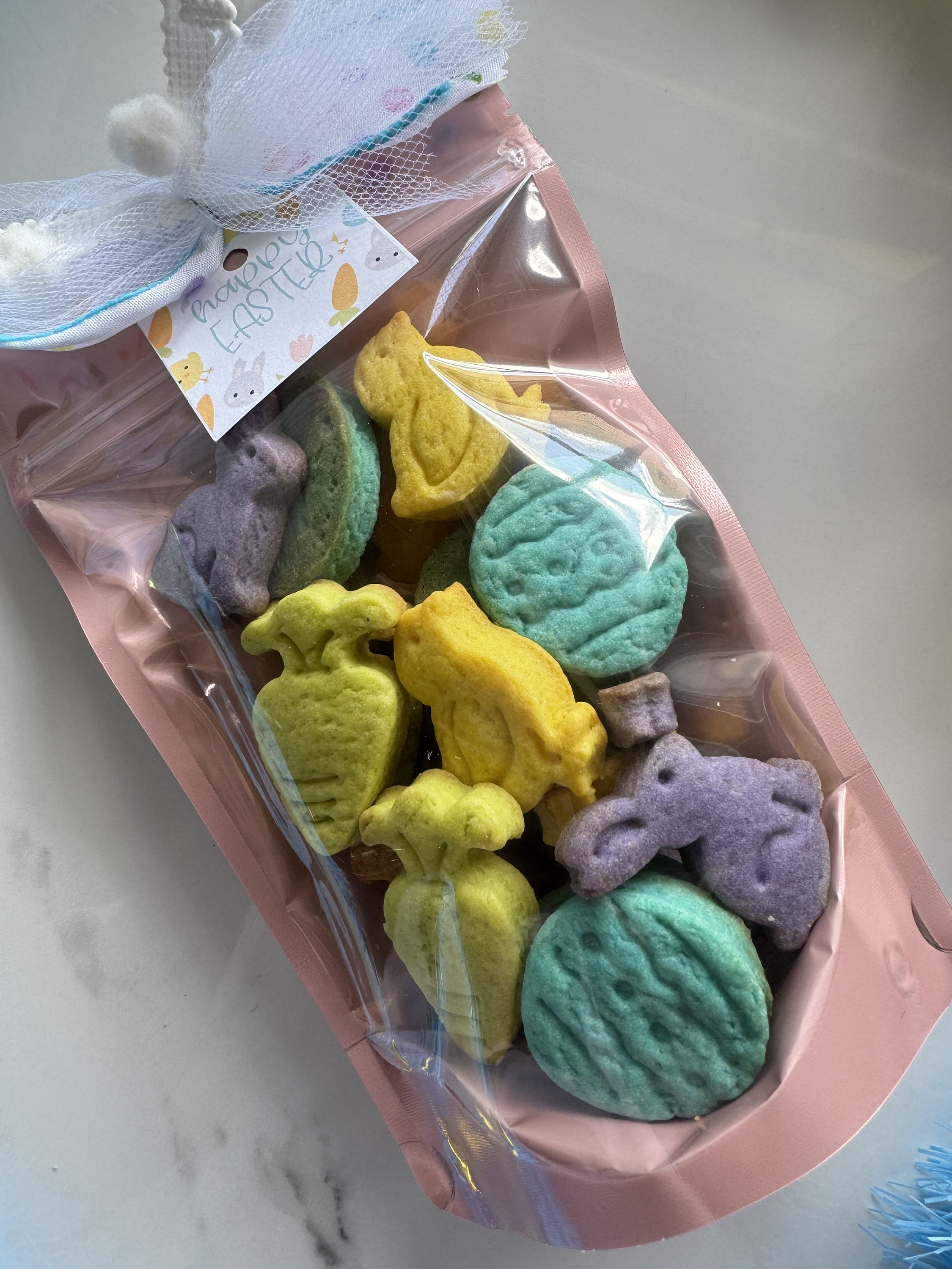 Happy Easter Cookies, Cookie Pouch, Easter Bites - Etsy