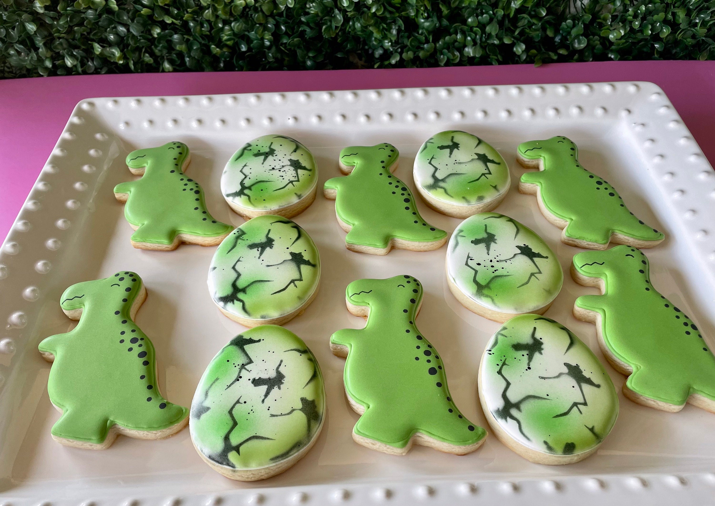 12 T Rex Sugar Cookies/ Dino Eggs Cookies - Etsy