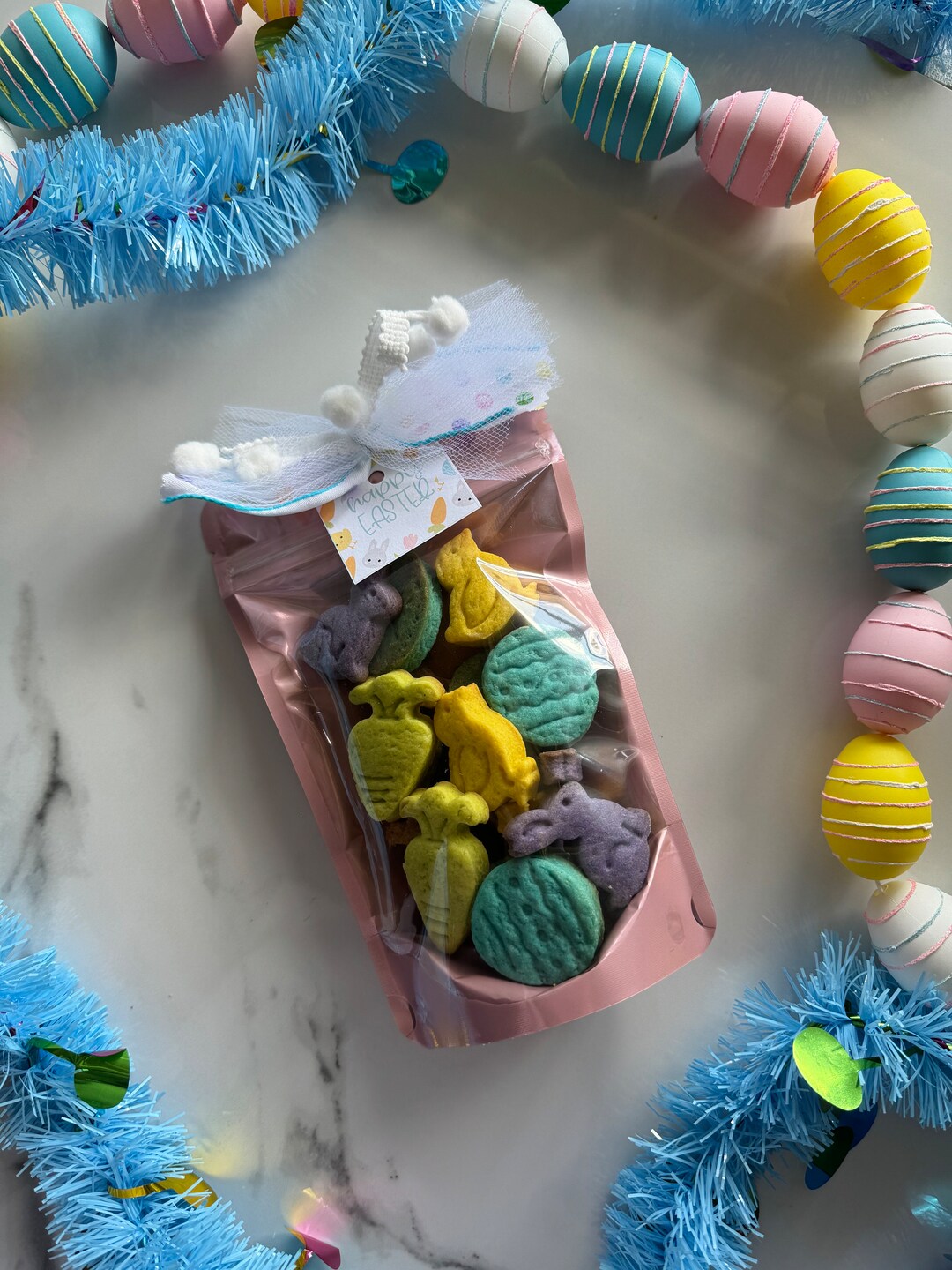 Easter Cookie Bag, Mini Easter Cookies, Happy Easter, Easter Favors ...