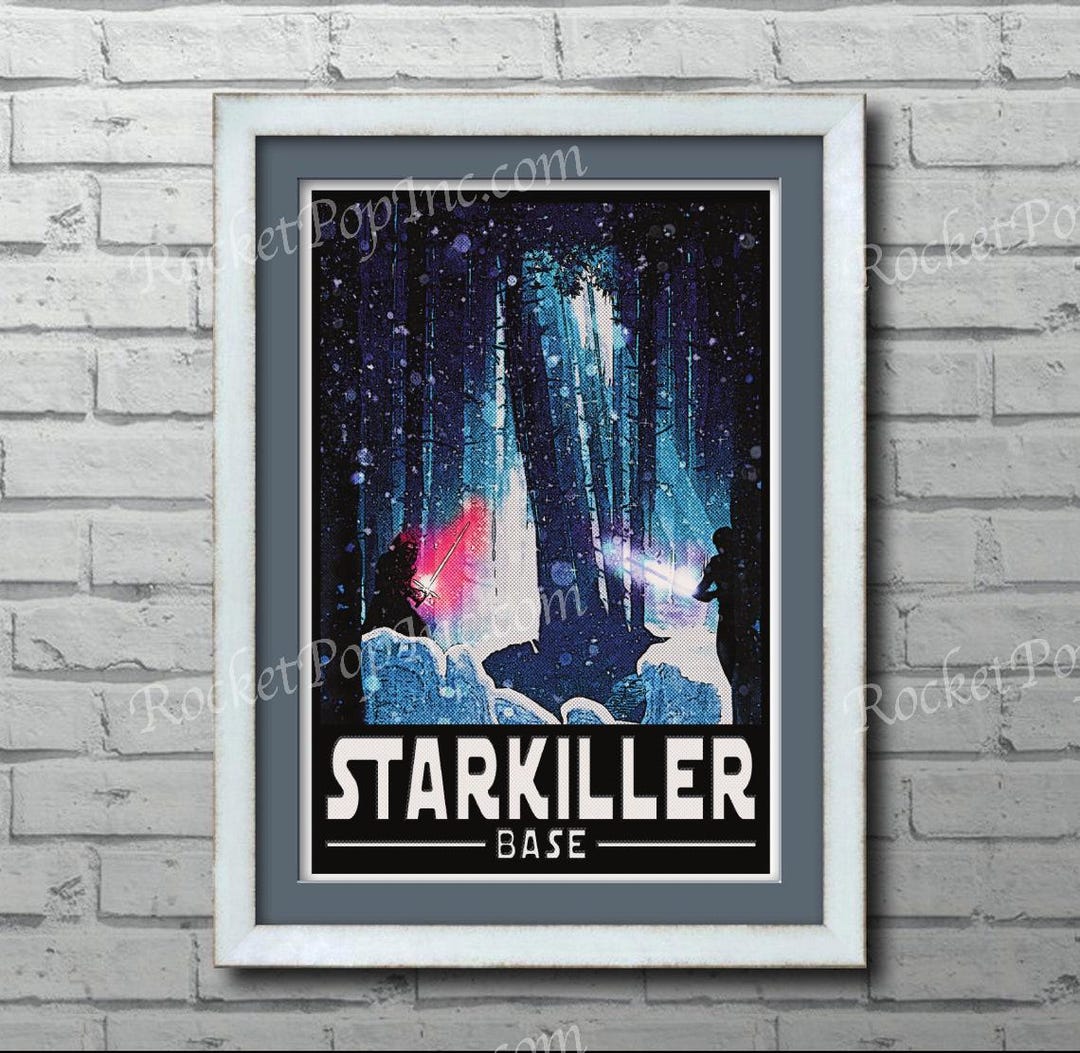 STARKILLER BASE - Travel Poster - Star Wars - 13"x19" (direct From the ...