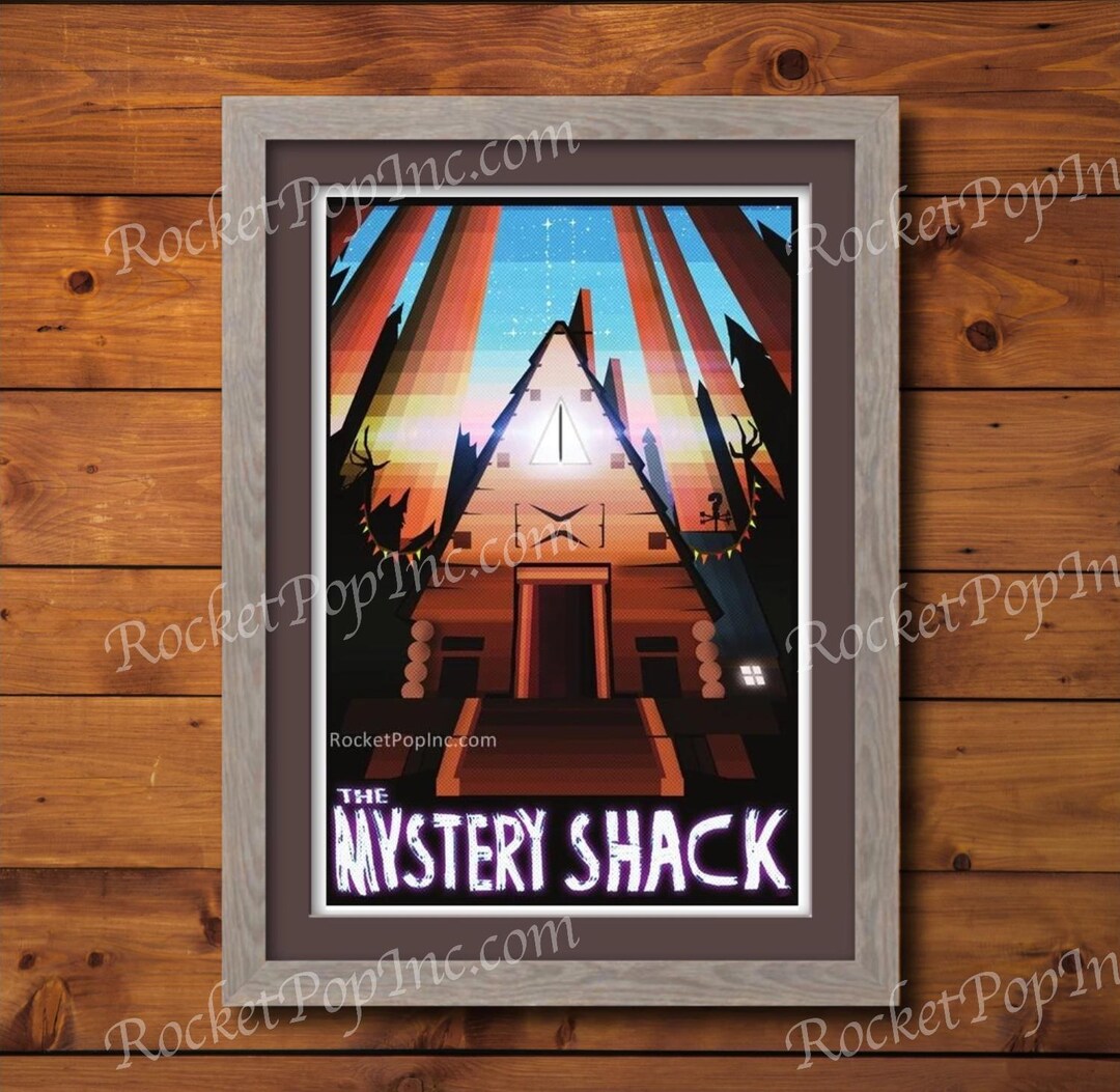 MYSTERY SHACK - Travel Poster - Gravity Falls - 13"x19" (direct From ...