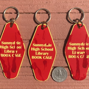 Sunnydale High School Library Bloody Keychain - Etsy