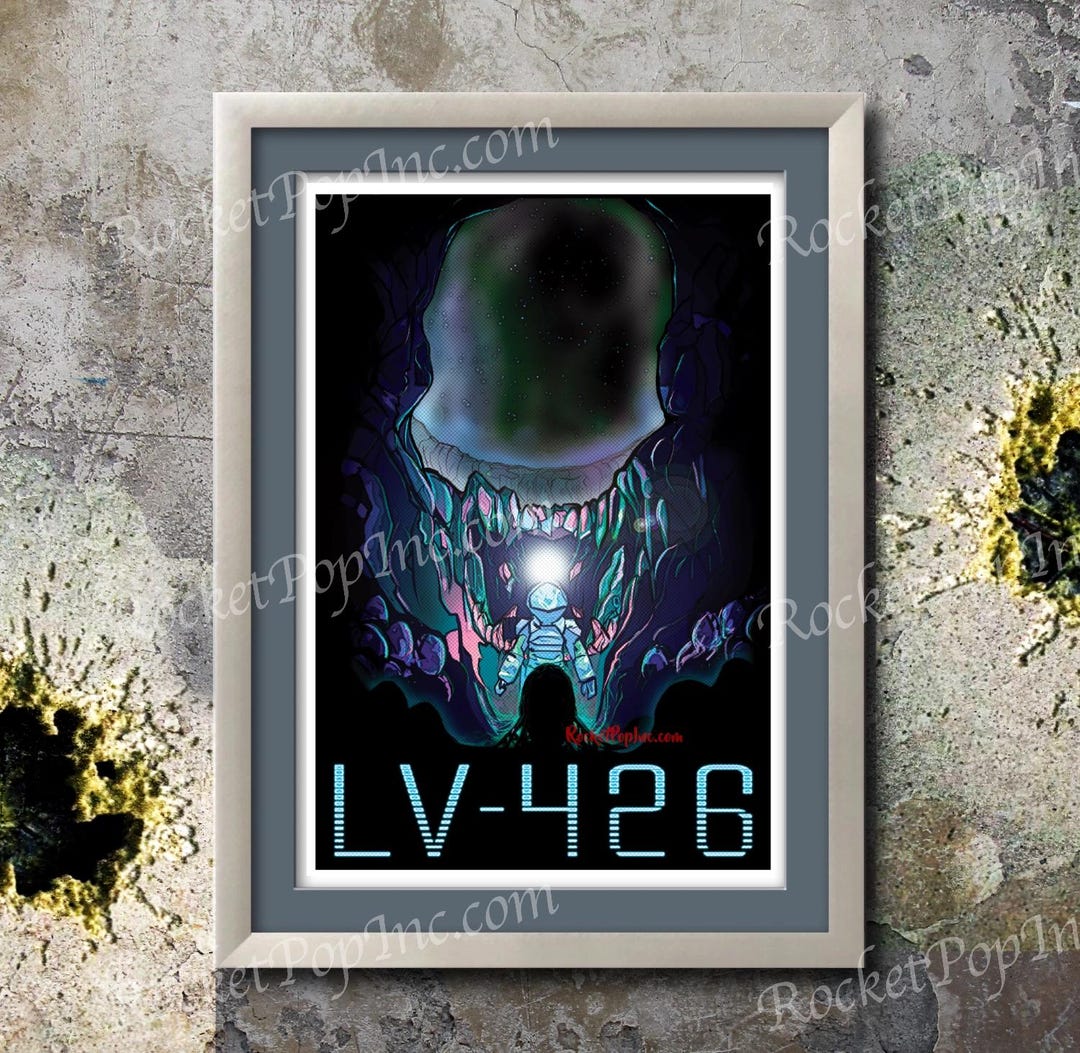 LV-426 - Travel Poster - Aliens - 13"x19" (direct From the Artist) - Etsy