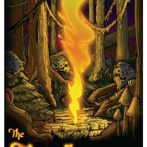 FIRE SWAMP Travel Poster the Princess Bride 13x19 direct From the ...