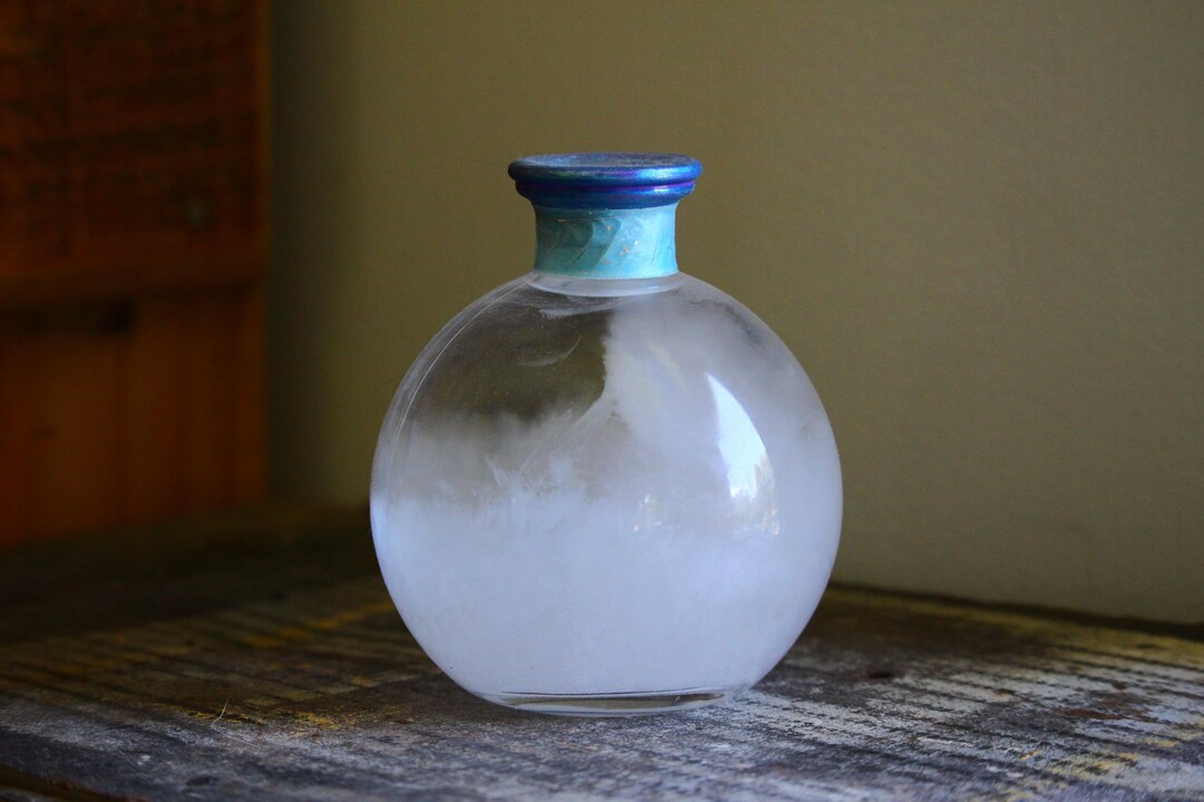 Storm Glass | Purple Top Ball | Weather Predictor - Glass Barometer ...