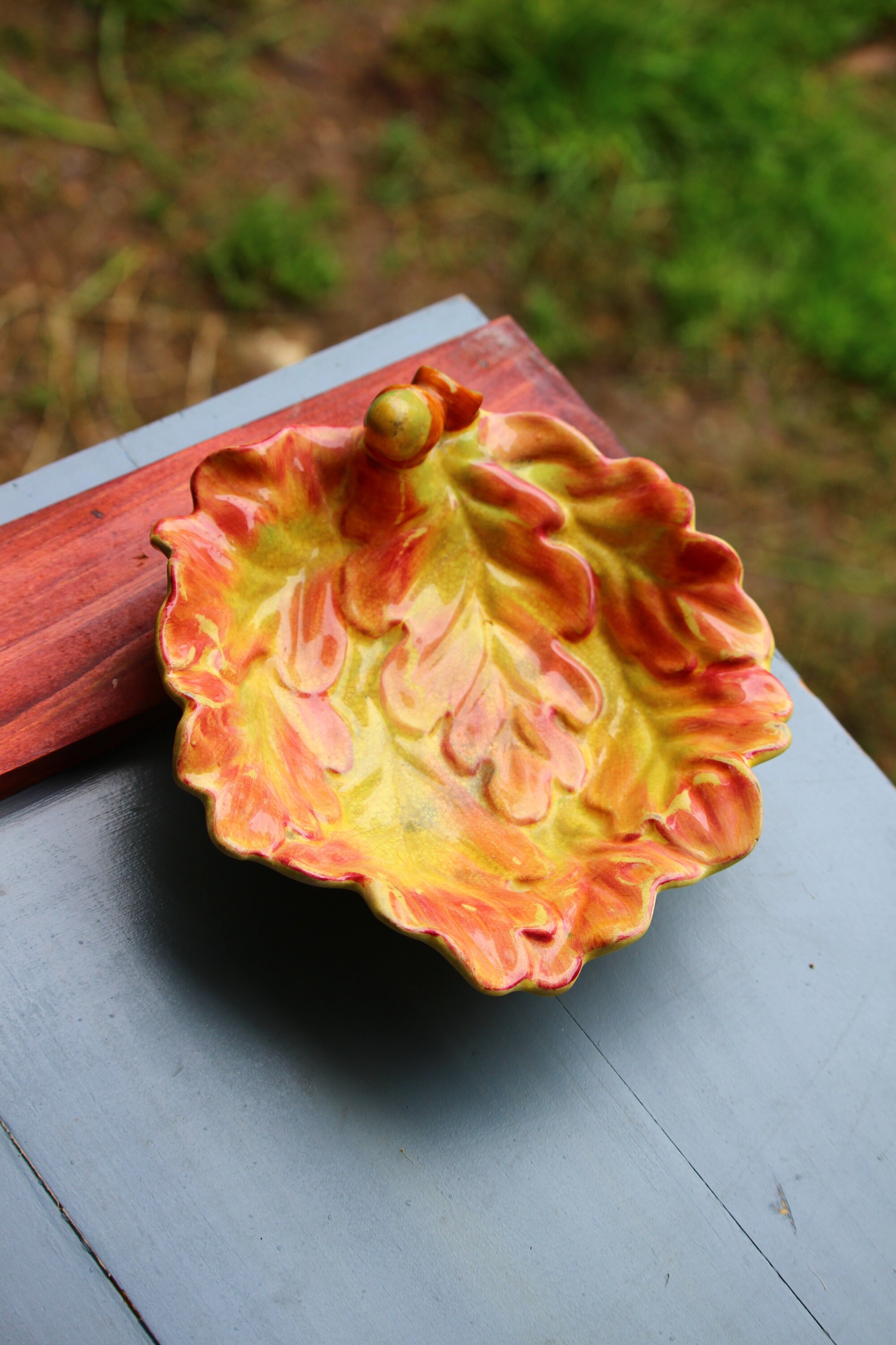 Royal Venton Ware Autumn Leaf Bowl John Steventon & Sons Ltd - Etsy