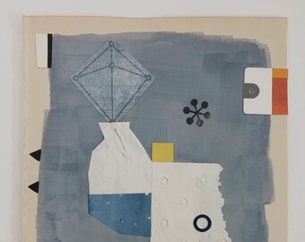 Appealing Package Original Collage by Mary Vandenberg Ready to - Etsy