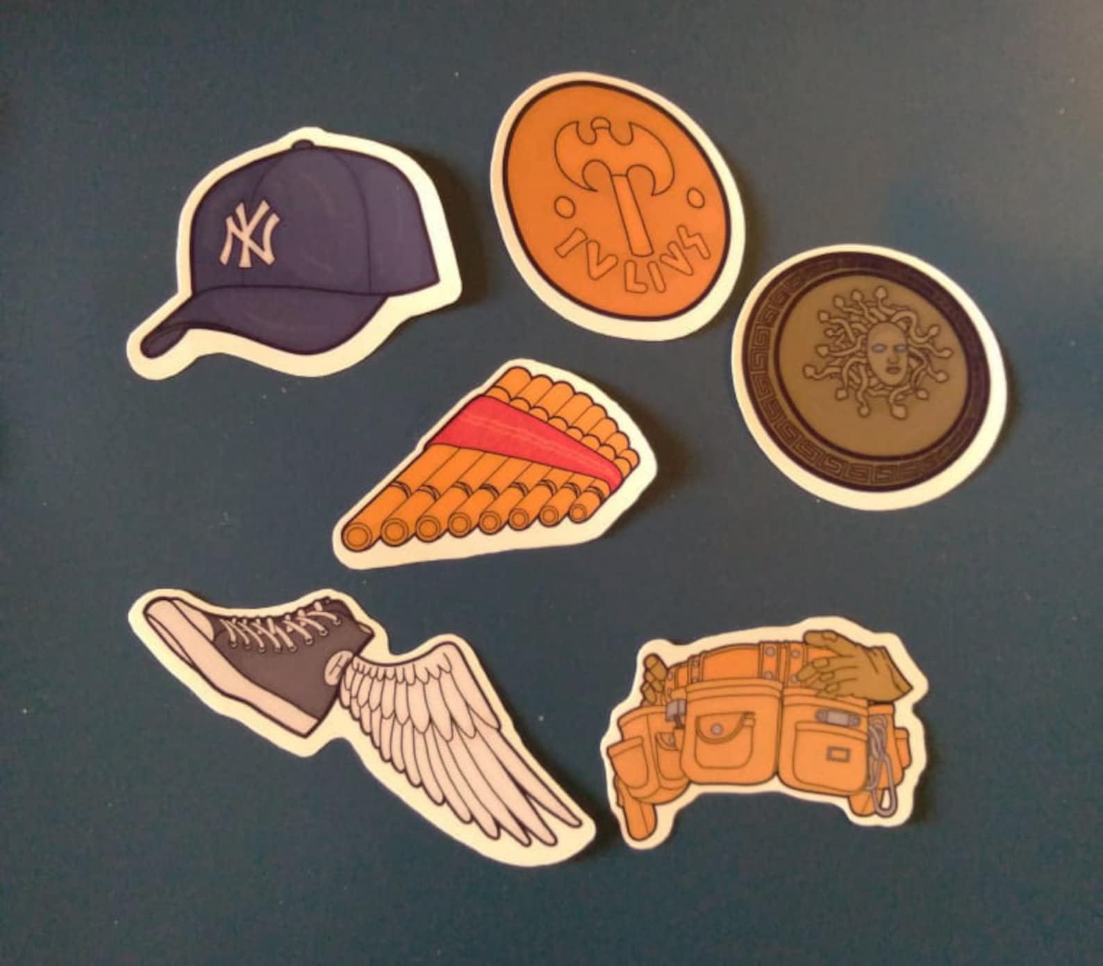 Percy Jackson Magical Items Sticker Set Heros of Olympus | Etsy
