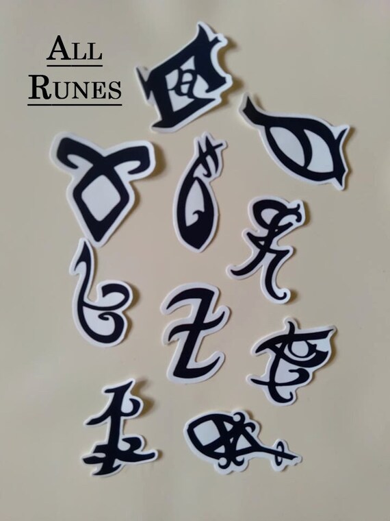 Mortal Instruments Runes Designs