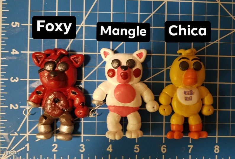 Five Nights at Freddys Custom Made Models Clay Models FNAF - Etsy Australia
