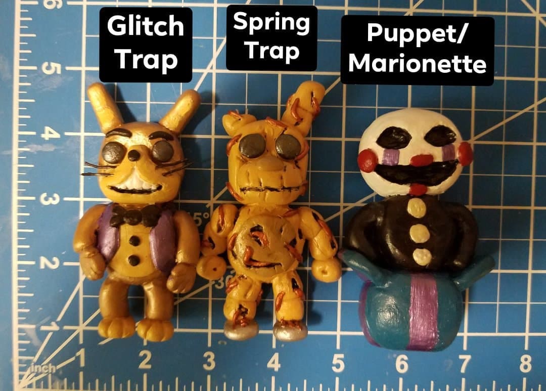 Five Nights at Freddys Custom Made Models Clay Models FNAF - Etsy Australia