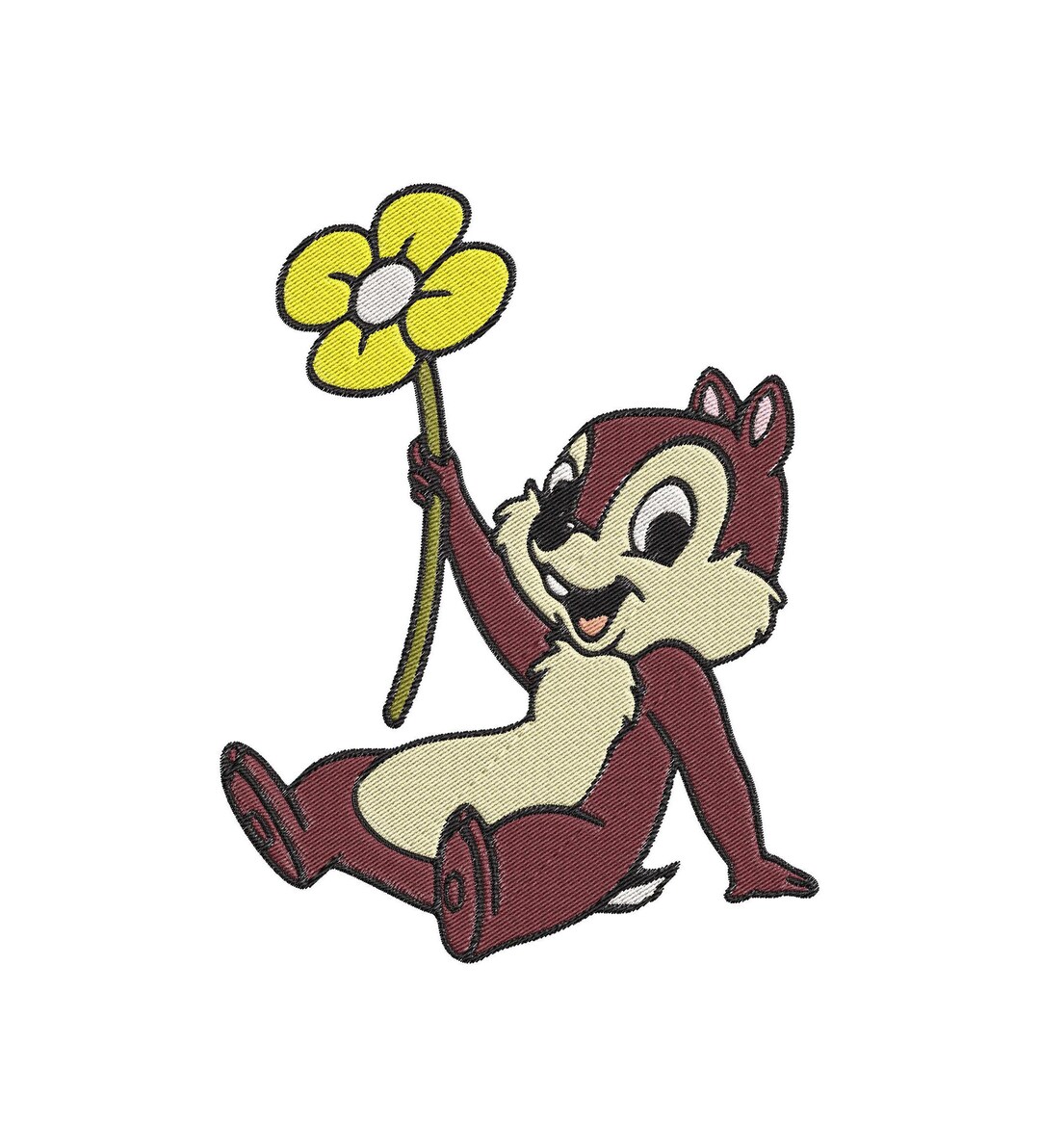 Chip and Dale Fill 11 Embroidery Design - Instant Download - Etsy