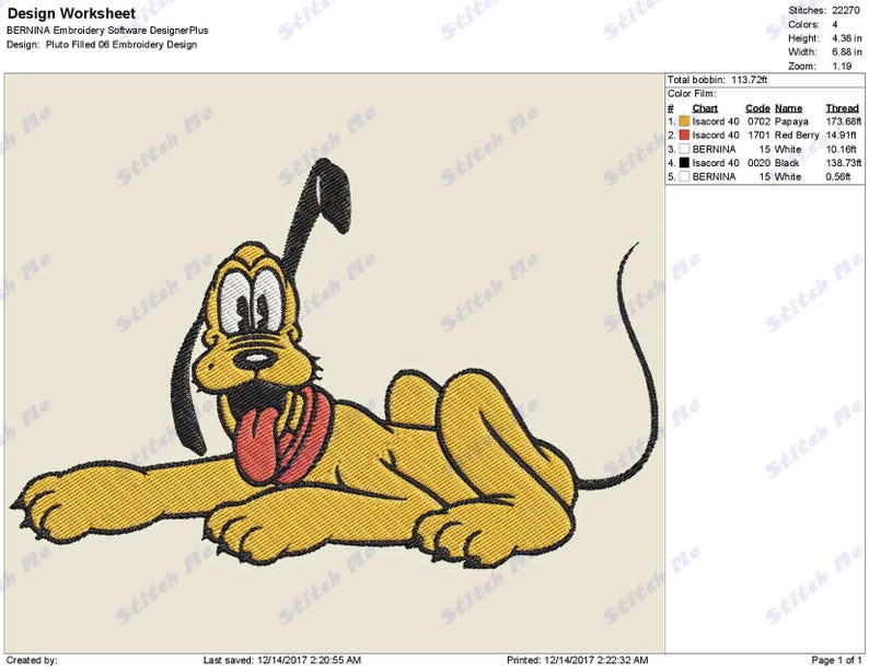 Pluto Filled 06 Embroidery Design Instant Download - Etsy