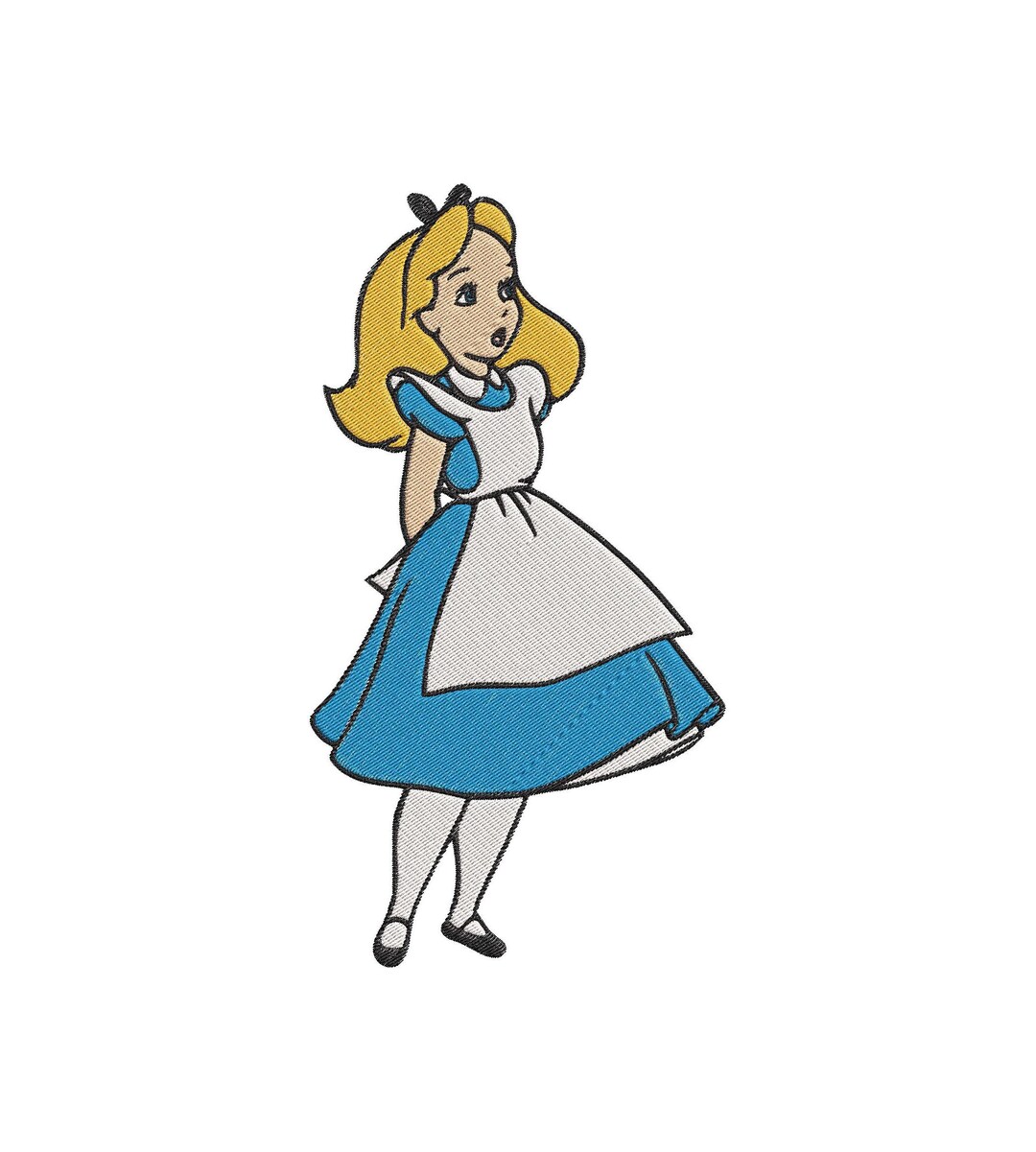 Alice in Wonderland Fill 05 Embroidery Design - Instant Download - Etsy