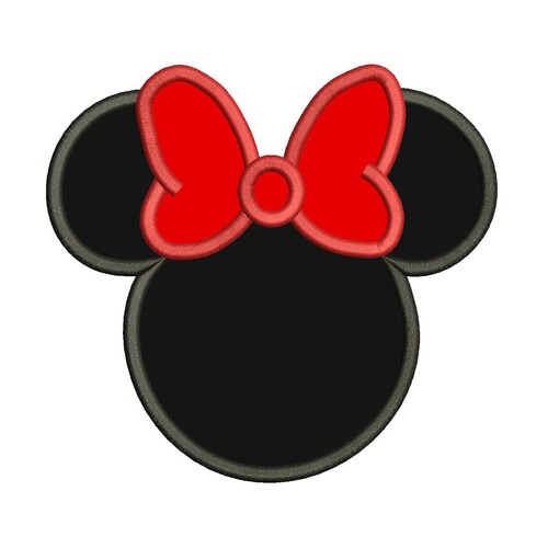 Mickey Mouse Ears Applique Design 3 Sizes Instant Download - Etsy