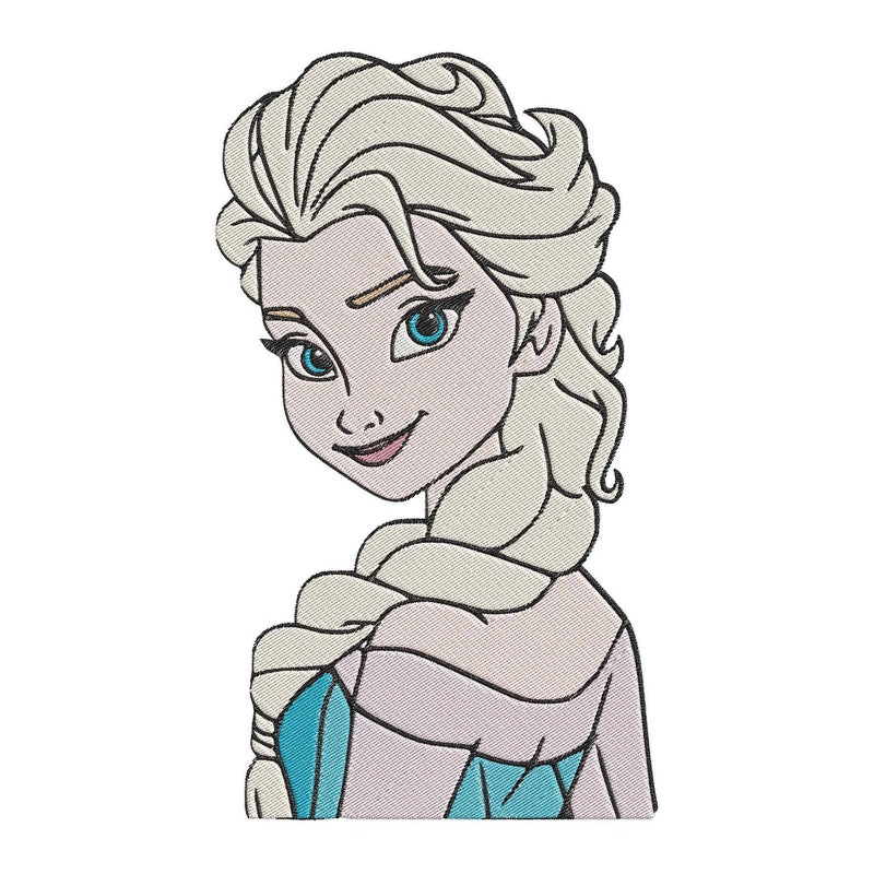 Elsa Embroidery - Etsy