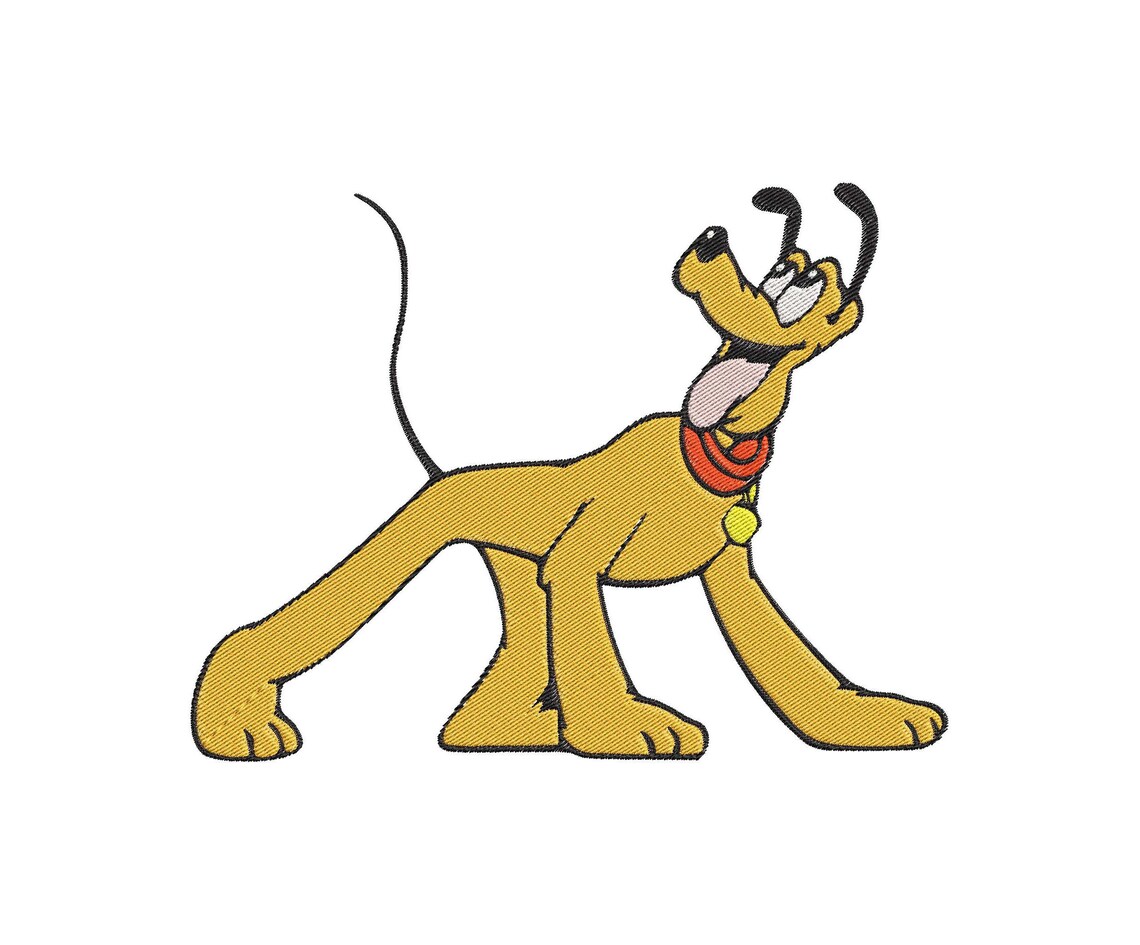 Pluto Fill Embroidery Design Instant Download | Etsy