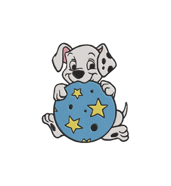 Dalmatians Filled 01 Embroidery Design Instant Download | Etsy