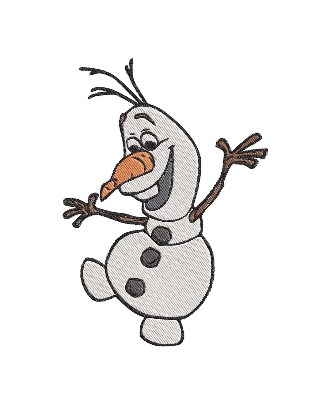 Olaf Frozen Fill 02 Embroidery Design - Instant Download - Etsy