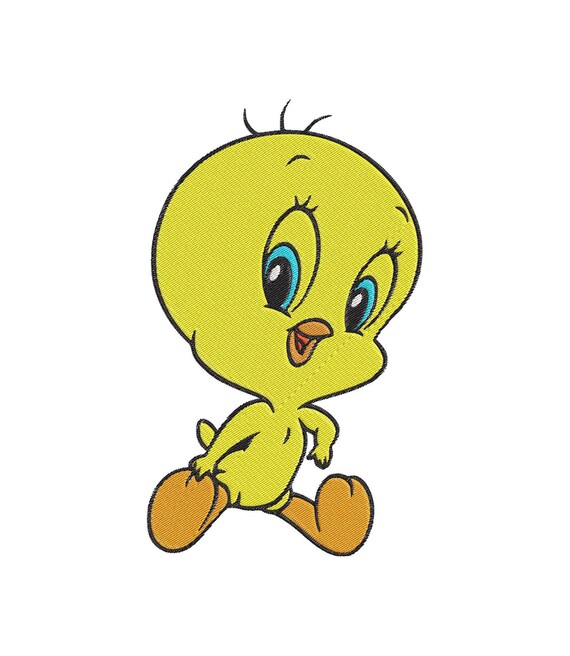Tweety Fill 03 Embroidery Design Instant Download | Etsy
