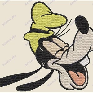 Goofy Face Filled 08 Embroidery Design - Instant Download - Etsy