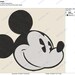 Classic Mickey Mouse Face Filled 08 Embroidery Design - Instant ...