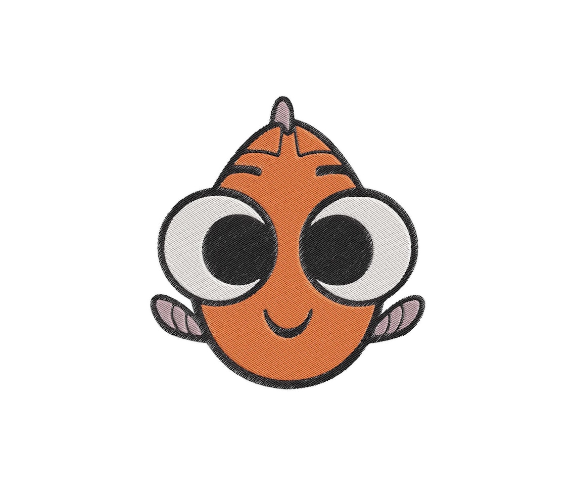Finding Nemo Fill Embroidery Design Instant Download | Etsy