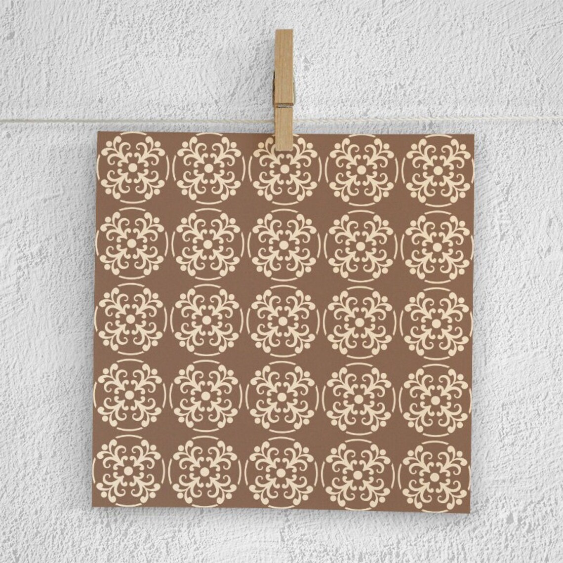 Brown Moroccan Arabic Digital Paper Oriental Patterns Set - Etsy