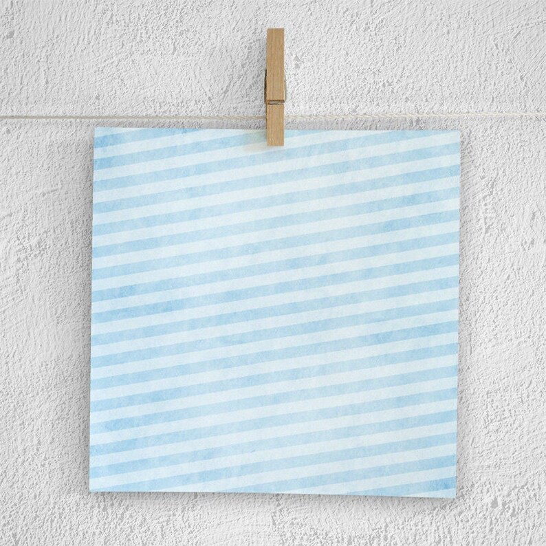 Baby Blue Scrapbooking Paper, Light Blue Digital Paper, Blue Printable ...