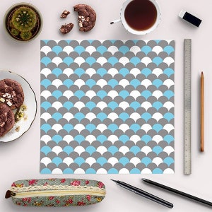 Blue and Gray Digital Paper Gray Blue Paper Blue Patterns Gray ...