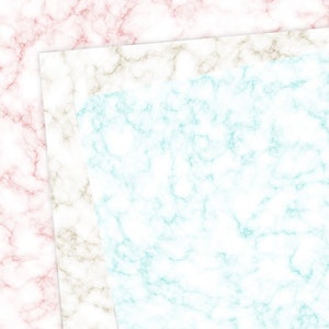 Marble Digital Paper, Colorful Marble Textures, Granite Backgrounds ...