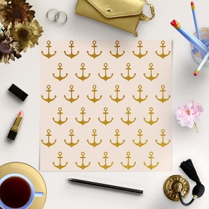 Anchors Digital Paper Gold Anchor Pattern Printable Backgrounds 12 Jpg ...