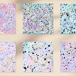 Terrazzo Texture Pack, Terrazzo Digital Papers, Modern Stone ...