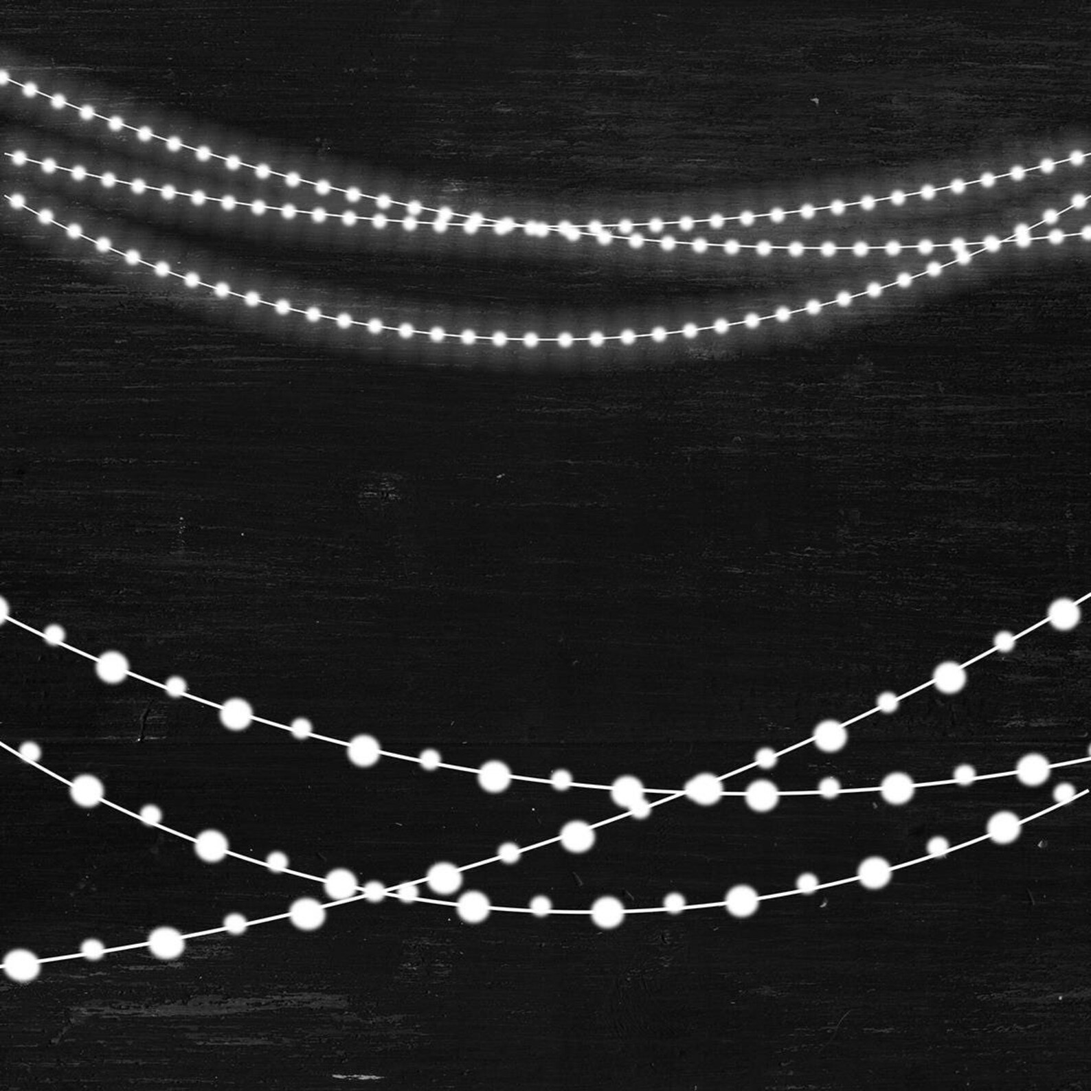 White String Lights Clip Art, Fairy Lights Overlays, Party Lights, Png ...