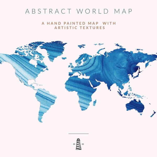 Watercolor Map - Etsy