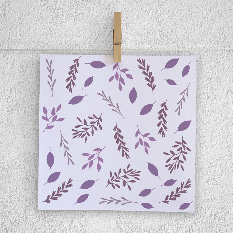 Botanical Digital Paper Floral Paper Garden Patterns - Etsy