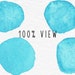 Watercolor Circle Clip Art | Aqua Watercolor Dots | Watercolor Shapes ...