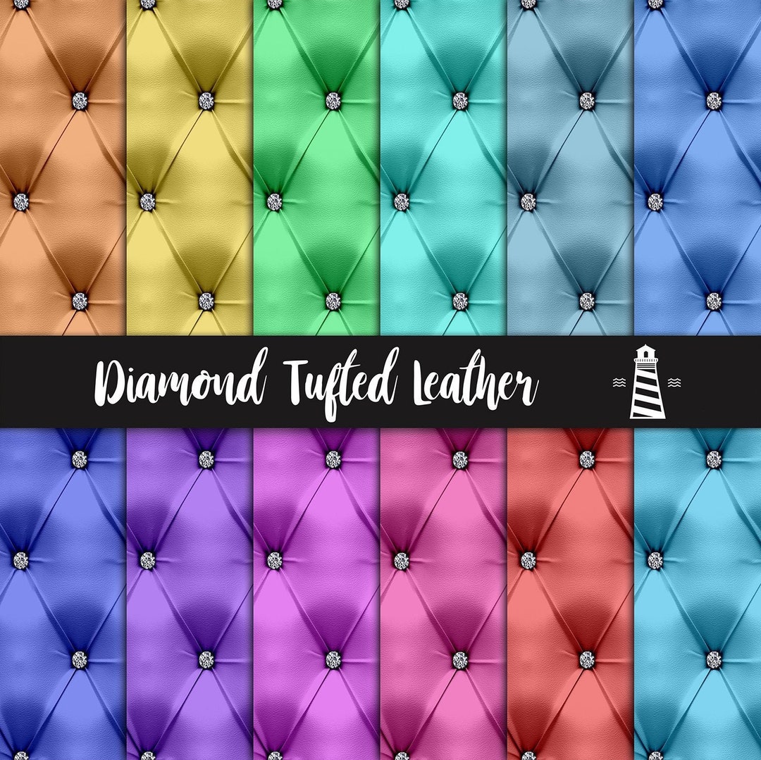 Diamond Tufted Digital Paper, Upholstery Textures, Diamond Tufted ...